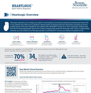 Resources - HeartLogic Heart Failure Diagnostic - Boston Scientific - Boston Scientific