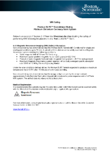 Promus ELITE Permanent Polymer Drug-Eluting Stent - Boston Scientific