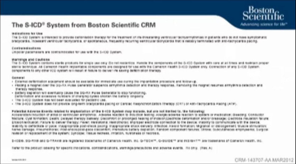Implant Procedure - Boston Scientific