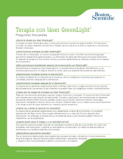 Greenlight XPS™ Laser Therapy System | Patient Education - Boston ...