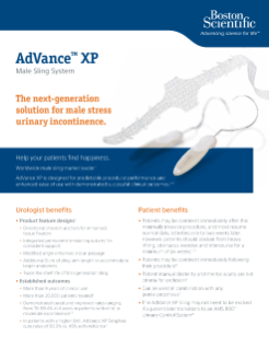 AdVance™ XP Male Sling System - HCP Resources - Physician Education ...