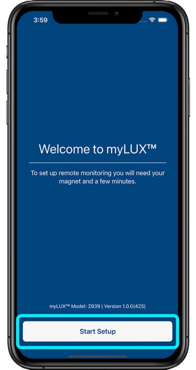 Setting up the myLUX™ app - Boston Scientific