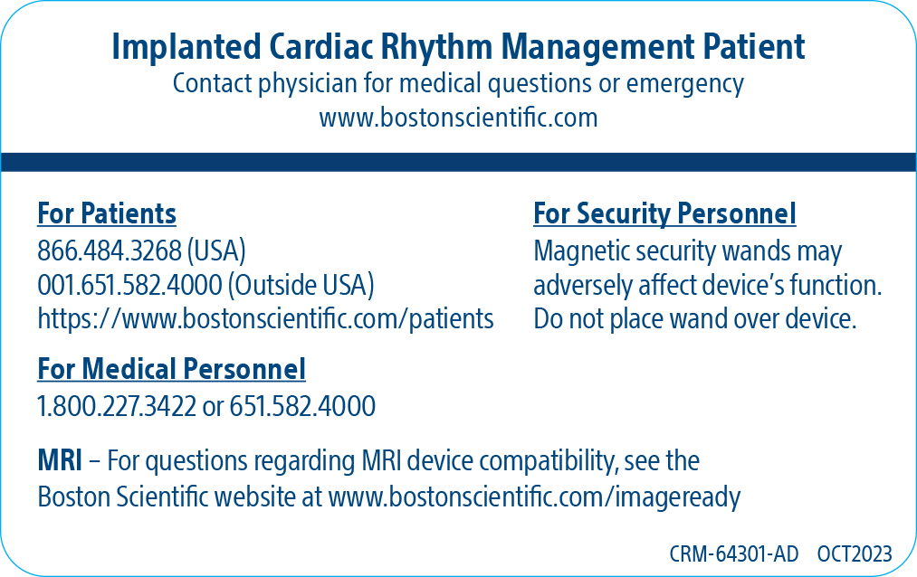 Traveling with a defibrillator - Boston Scientific